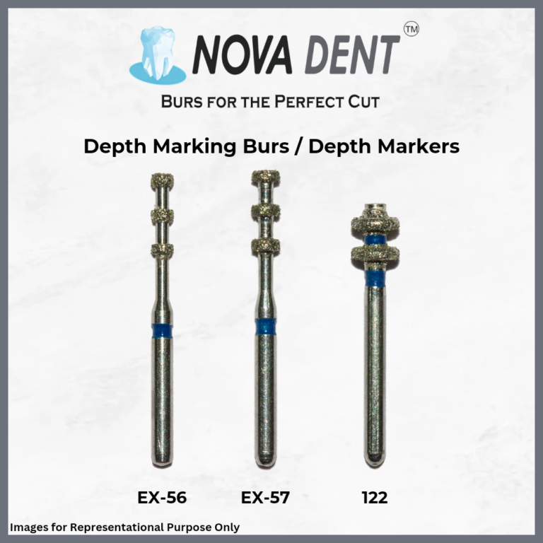 Nova Dent Depth Marking Burs, Depth Cutting Diamond Burs